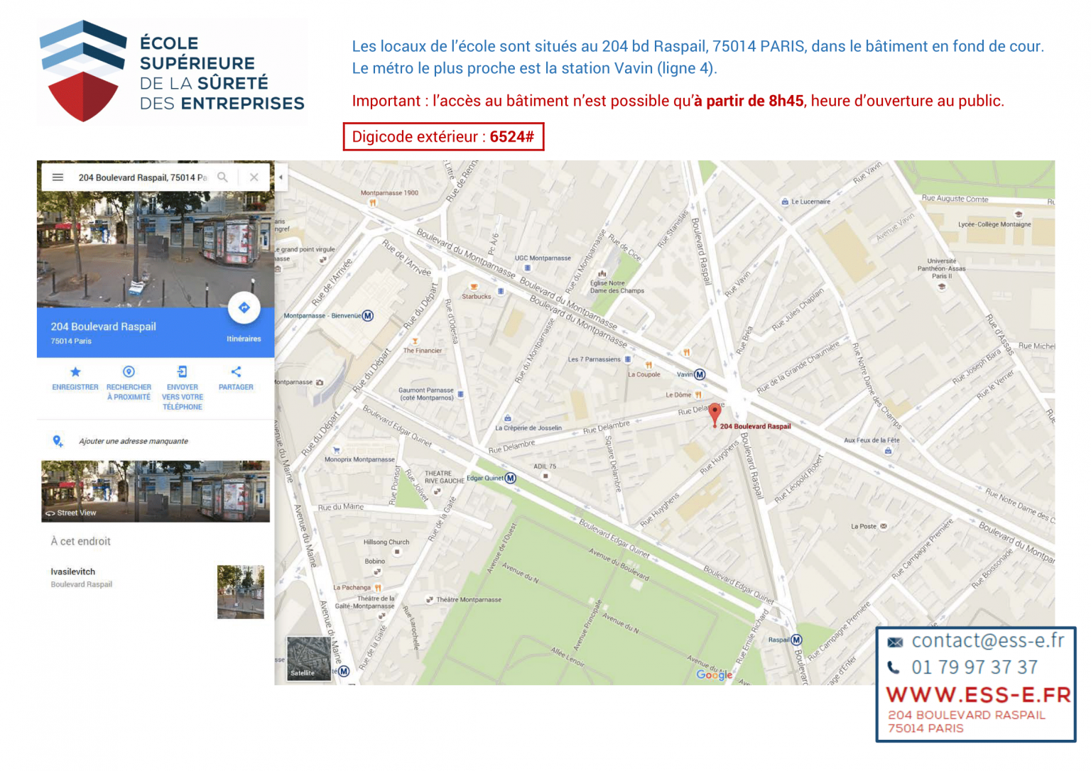 Nos implantations - CECYS